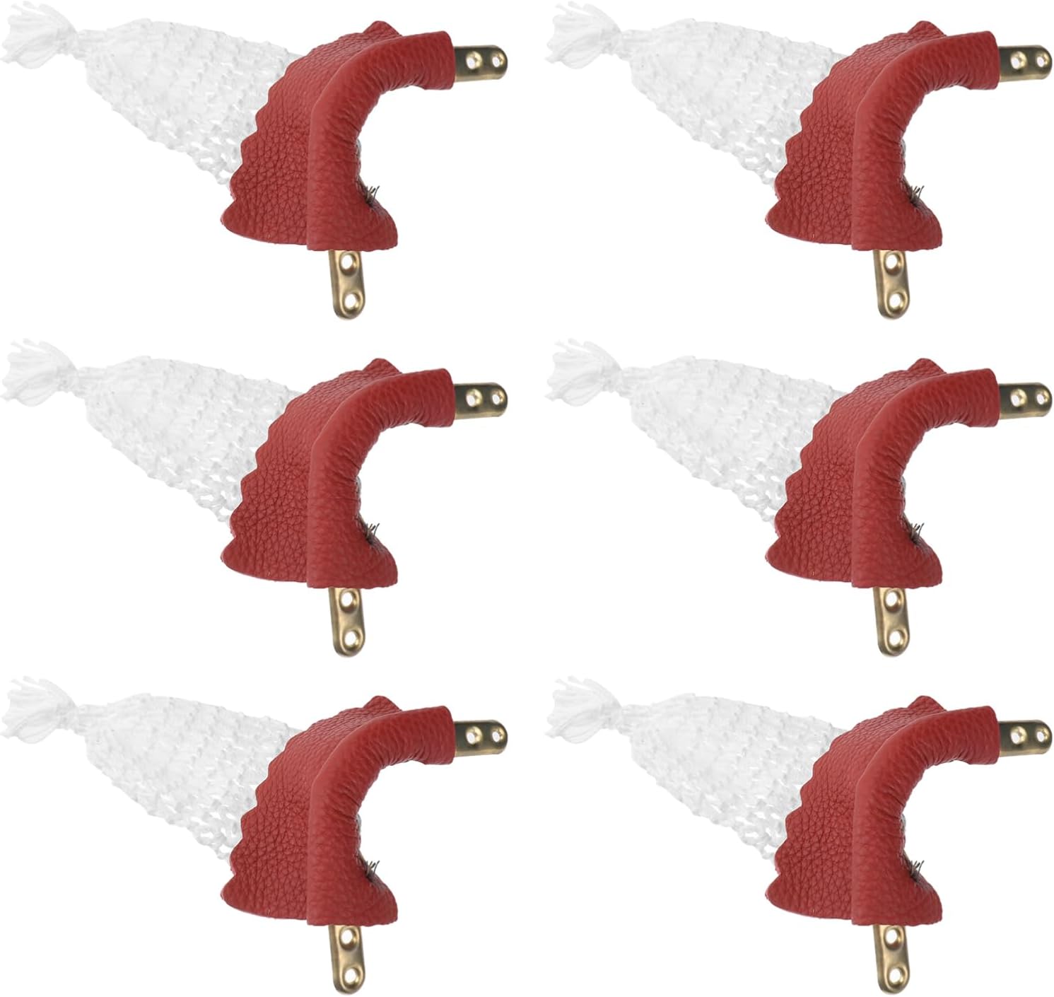 Amazon.com : KICHOUSE Billiards Table Pockets Kit 6pcs Leather Pool ...