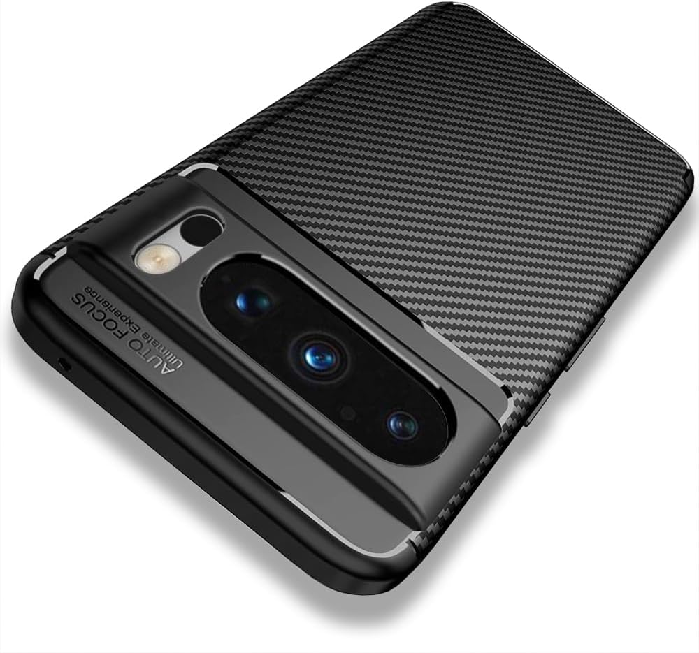TheGiftKart Rugged Carbon Fibre Armor Back Cover Case for Google Pixel ...