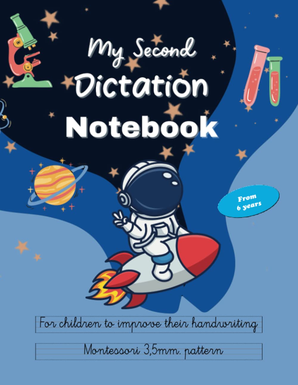 My Second Dictation Notebook: To enhance children's handwriting ...