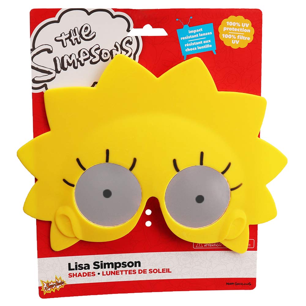 Buy Sun-Staches The Simpsons Lisa Simpson Character Shades Instant ...