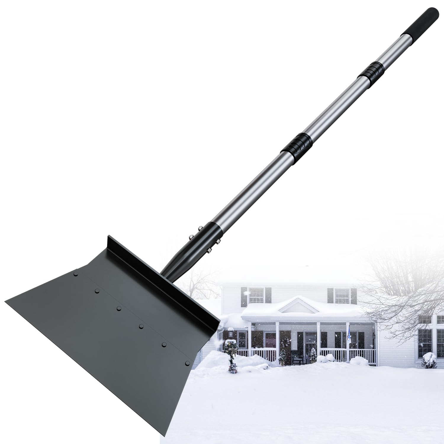Amazon.com : Aokia Snow Shovel, Flat Shovel Driveway, Ice Scraper ...