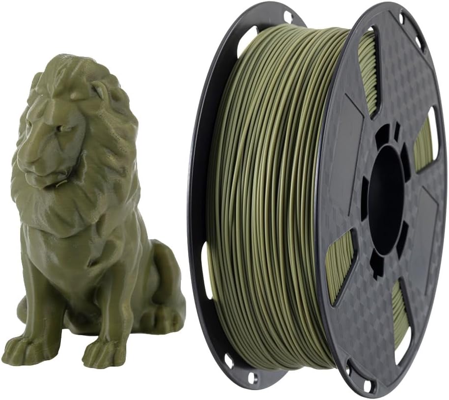 CC3D PLA Max + Army Green PLA Filament 1.75mm 1KG 3D Printer Filament ...