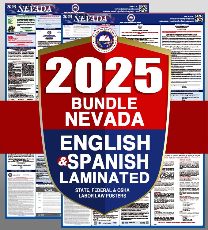 Amazon.com : 2025 Nevada NV All-in-One Workplace Compliance & Labor Law ...