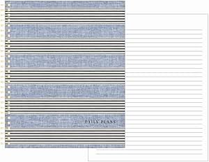 Amazon.com : Gartner Studios Blue and Gray Striped Notebook, 1 Count : Office Products