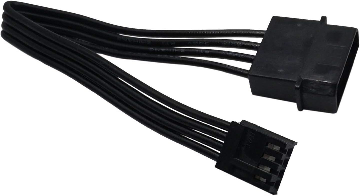 Amazon.com: (2-Pack) COMeap 4 Pin LP4 5.25" Molex to 3.5" Floppy Drive ...
