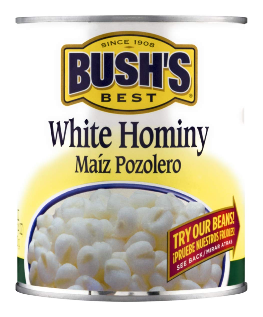 Amazon.com : BUSH'S BEST White Hominy, 30 oz : Grocery & Gourmet Food