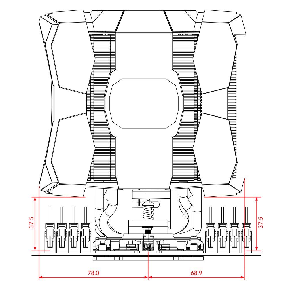 Buy ARCTIC Freezer 50 TR - Dual Tower CPU Cooler for AMD Ryzen ...