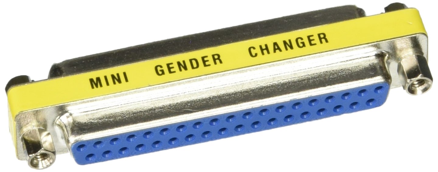 C2G/Cables to Go 02779 DB37 Female/Female Mini Gender Changer (Silver ...