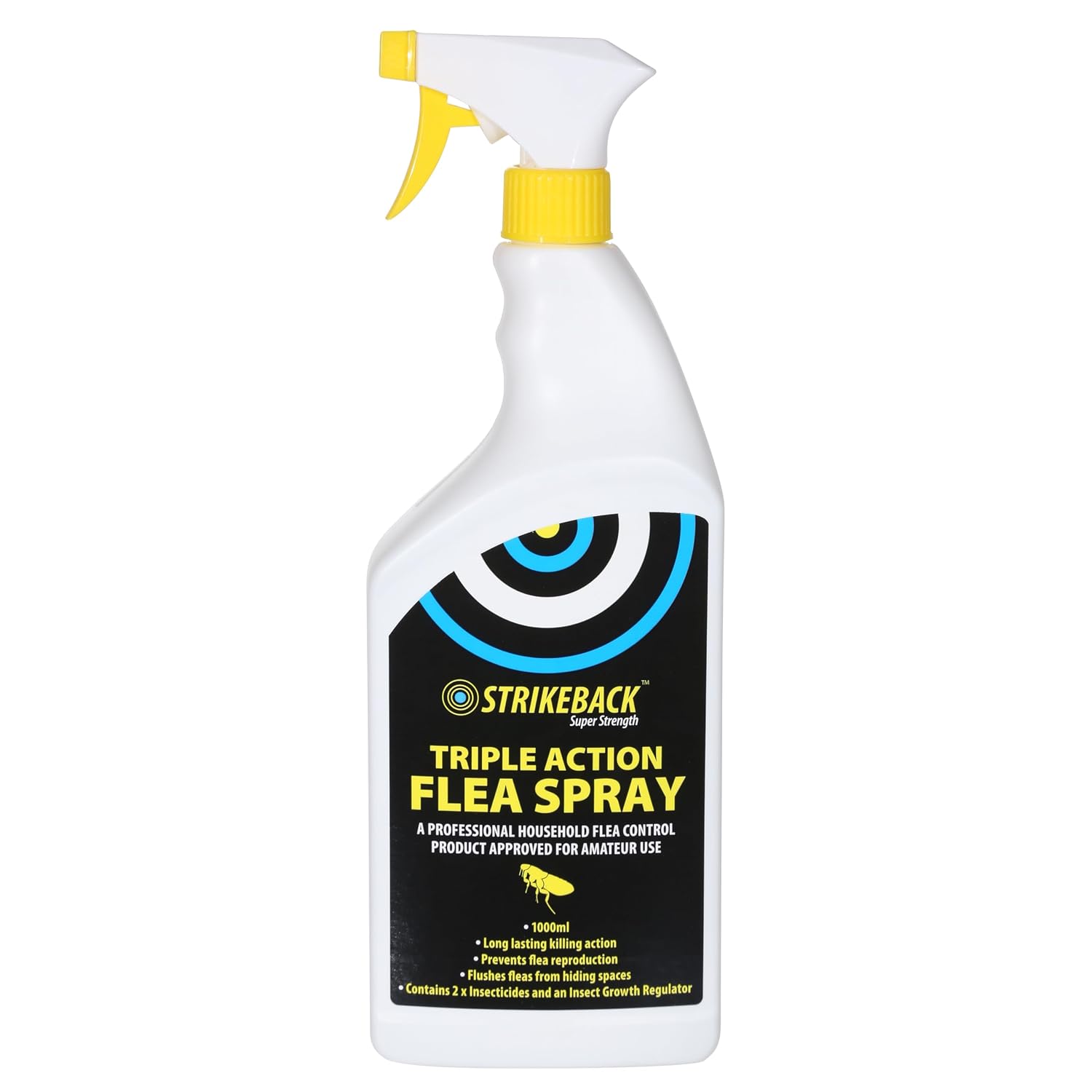 Strikeback Super Strength Triple Action Household Flea Spray 1L ...