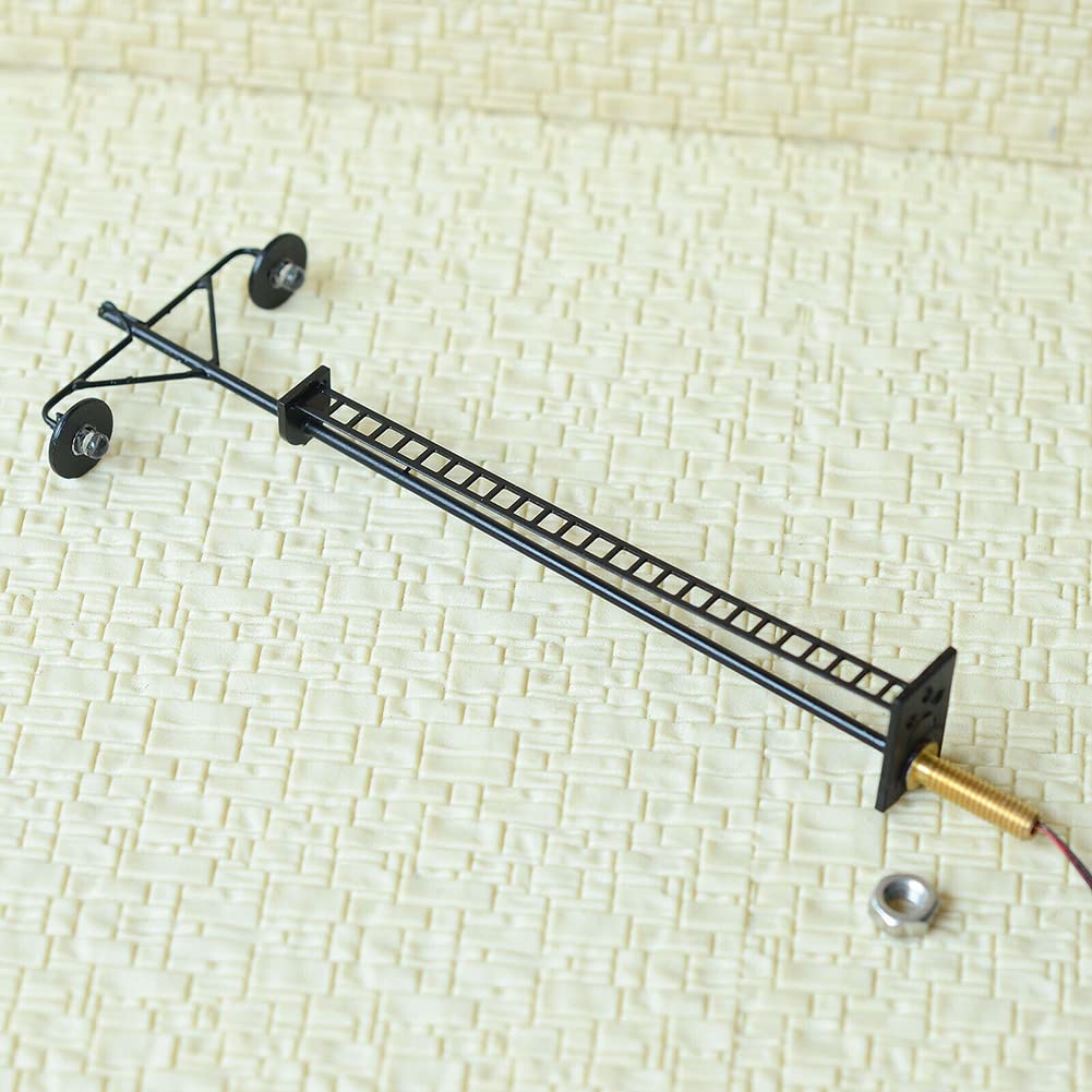 Emiif 4 x HO Scale LED Yard Light Model Train Railroad Street Station ...