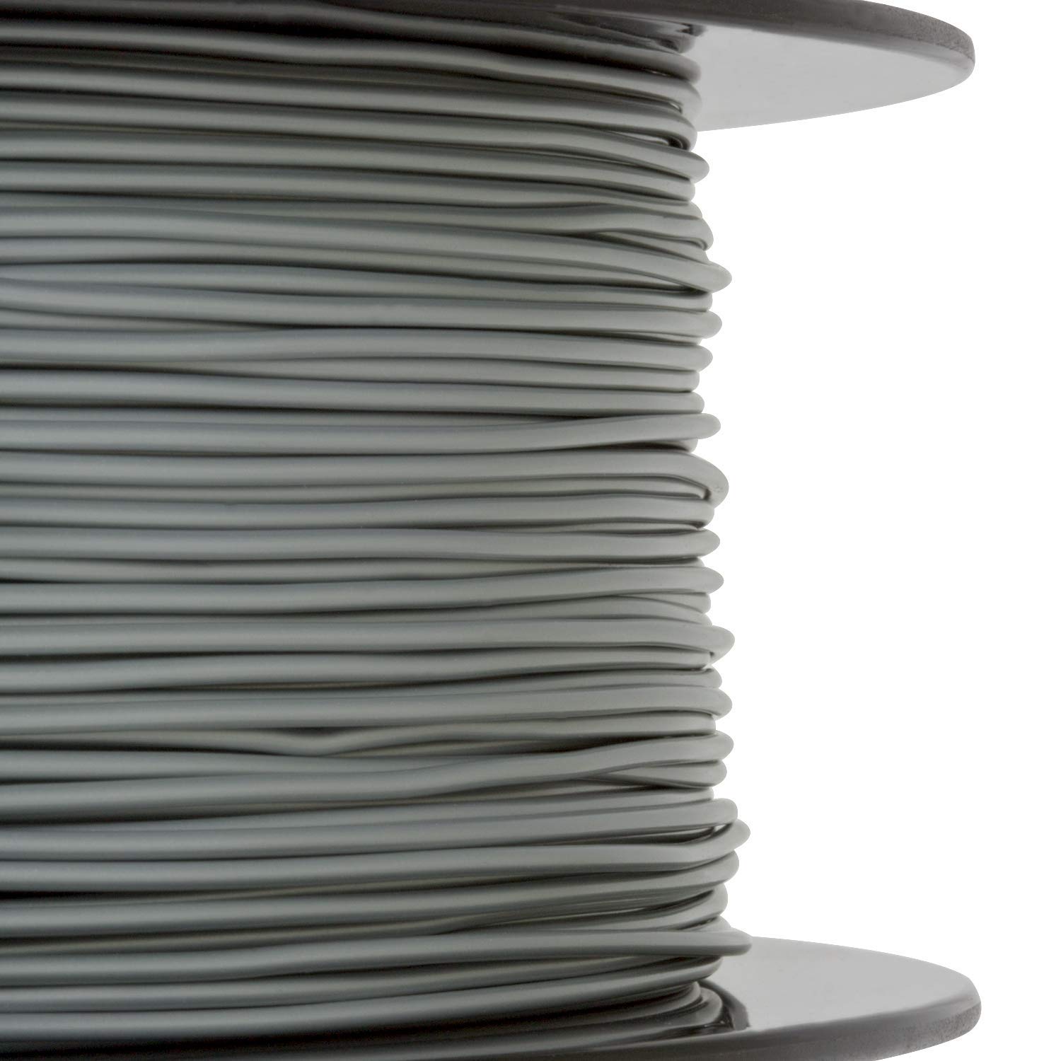 Snapklik.com : HATCHBOX 1.75mm Silver TPU 3D Printer Filament Shore 95A