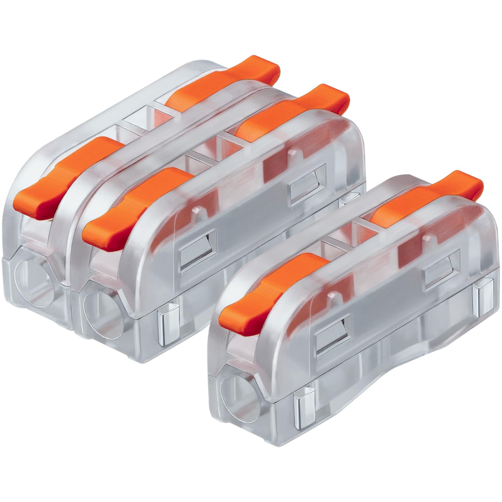 GKEEMARS 20 Pcs Mini Lever Wire, 1 Conductor Compact Wire Connectors ...