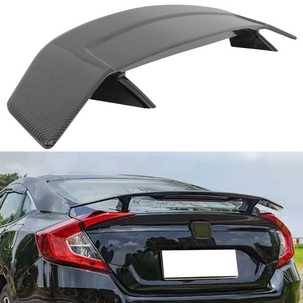 Amazon.com: SCITOO ABS Rear Window Spoiler Wing Fit for Universal 52 ...
