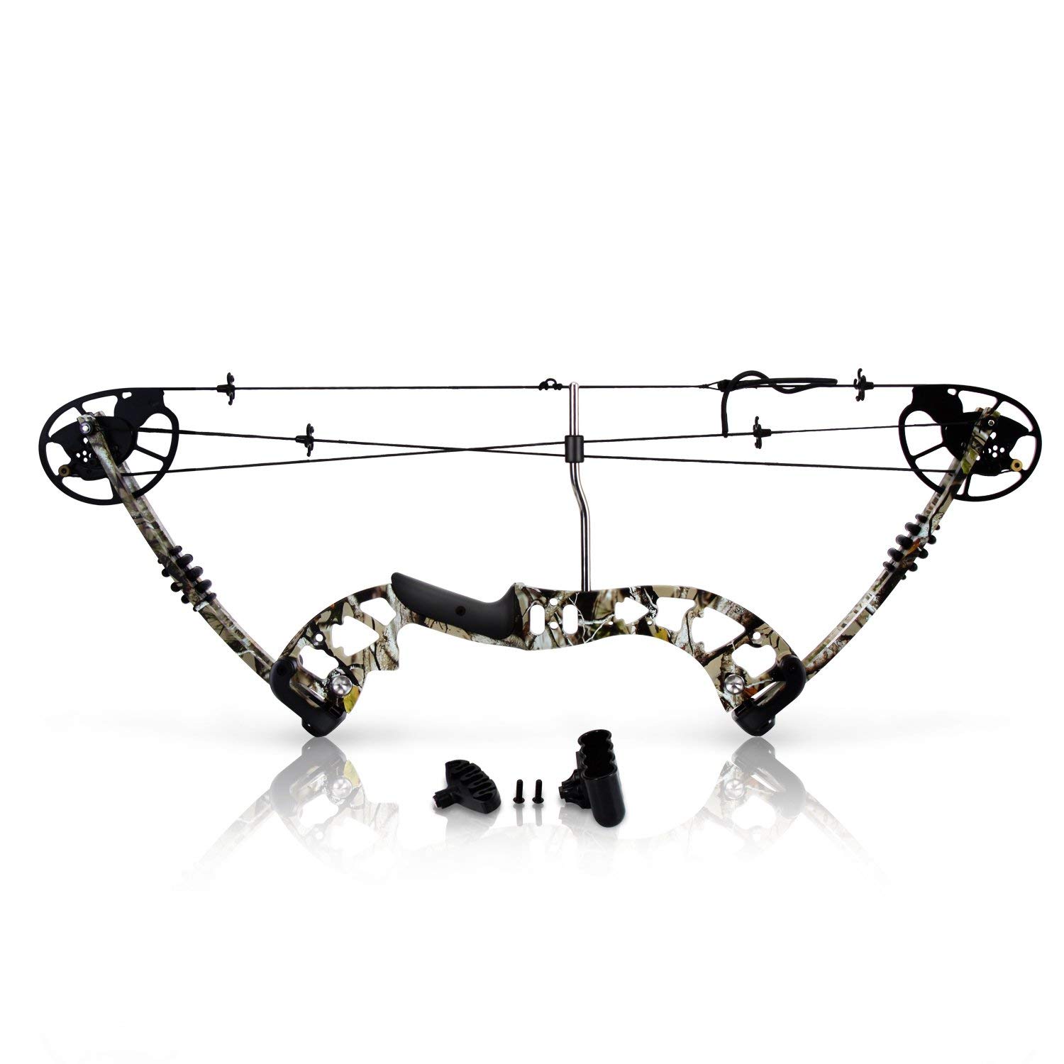 Composite Style Camouflage Compound Bow - 320 FPS Hunting Archery Gear ...