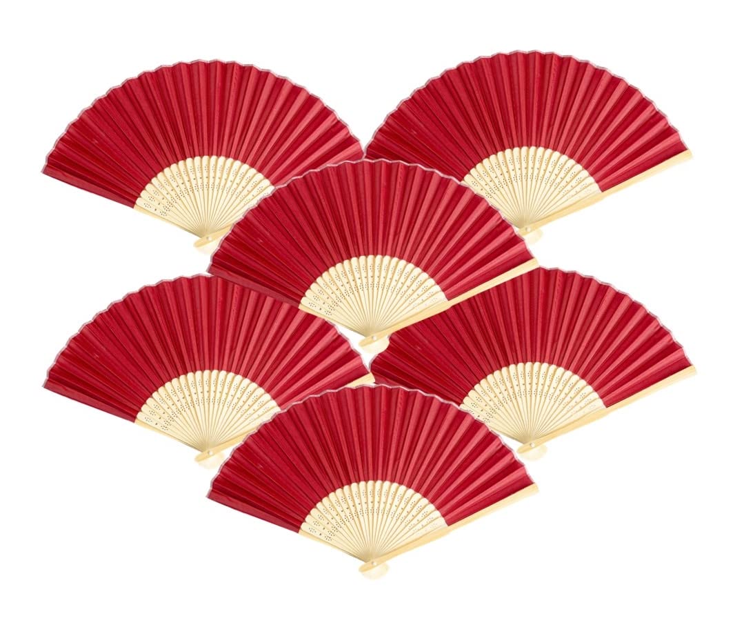 Amazon.com: THY COLLECTIBLES Pack of 6 Handheld Paper and Bamboo ...