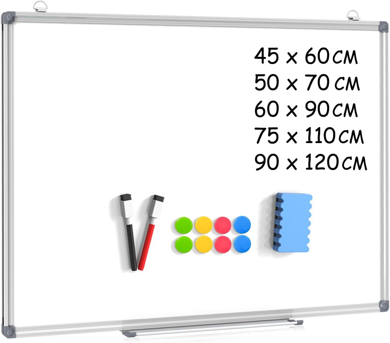 Wonderwall Large Magnetic Whiteboard | Dry-Wipe Ultra Smooth Steel ...