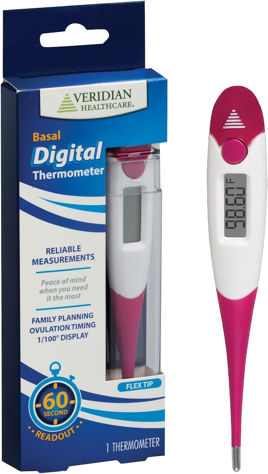 Amazon.com: iProven Basal Body Thermometer with Backlight & Big Digits ...