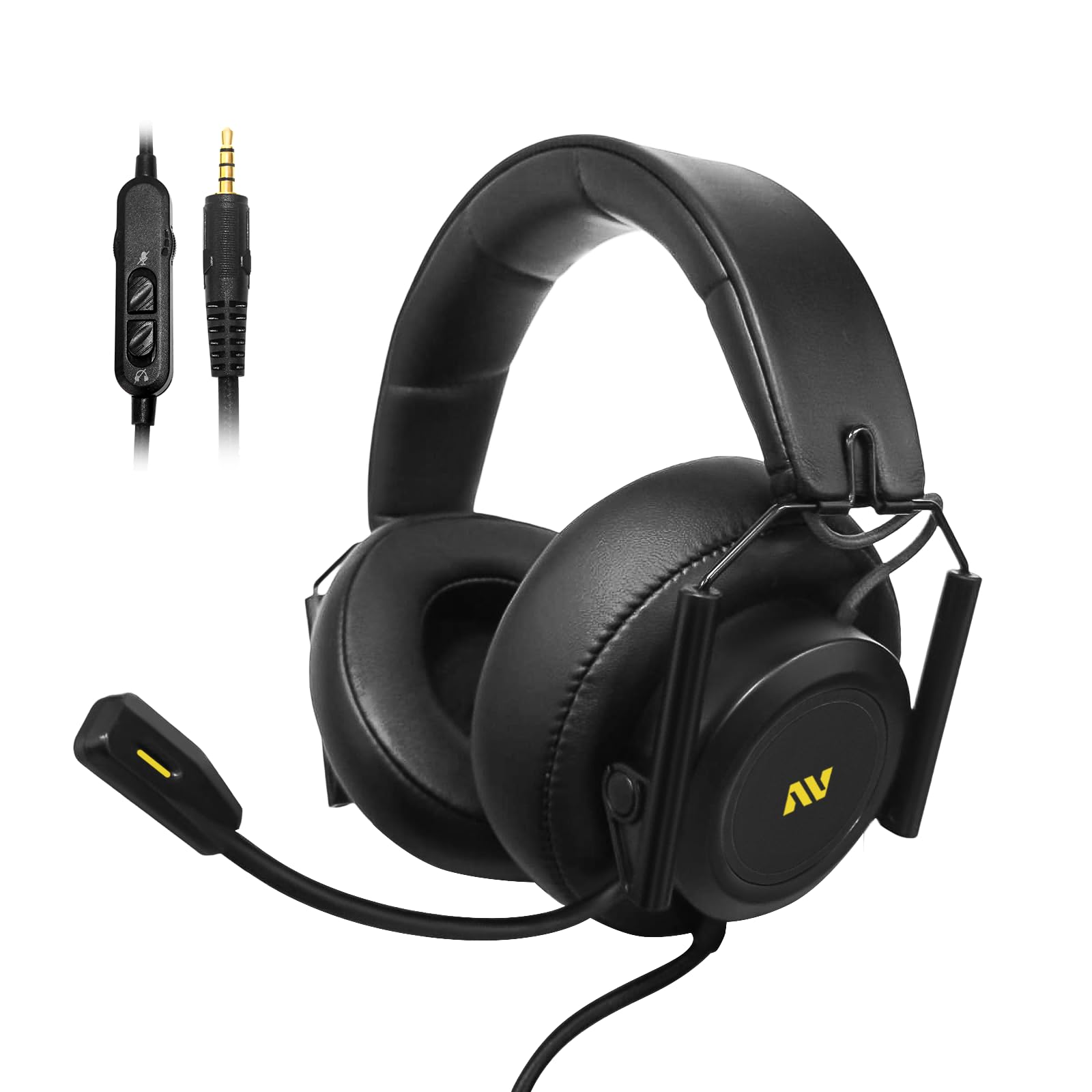 Amazon.com: COLUSI M21 Wired Gaming Headset with Microphone-Soft Memory ...