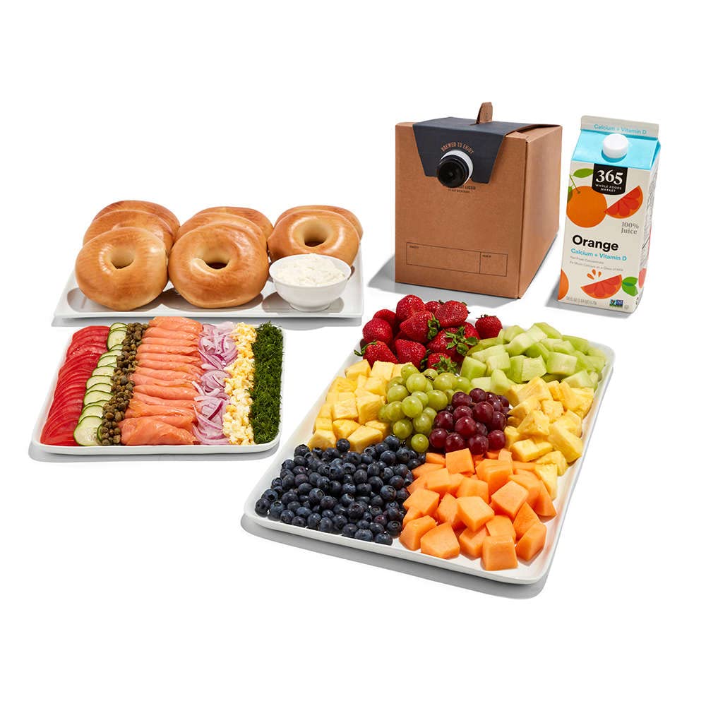 Amazon.com: Whole Foods Market, Lox And Bagel Breakfast Package ...