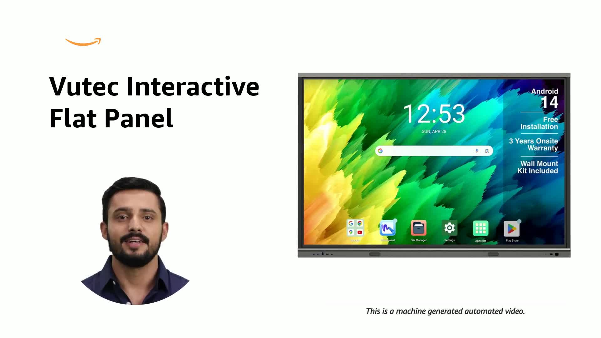 Watch Vutec Interactive Flat Panel on Amazon Live