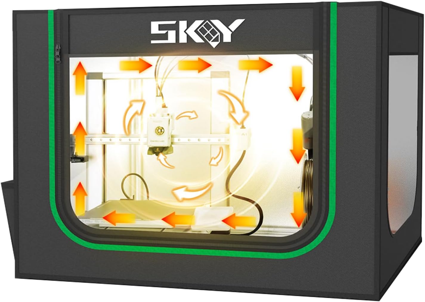 Amazon.com: 3D Printer Enclosure for Bambu Lab A1,A1 Mini with LED ...