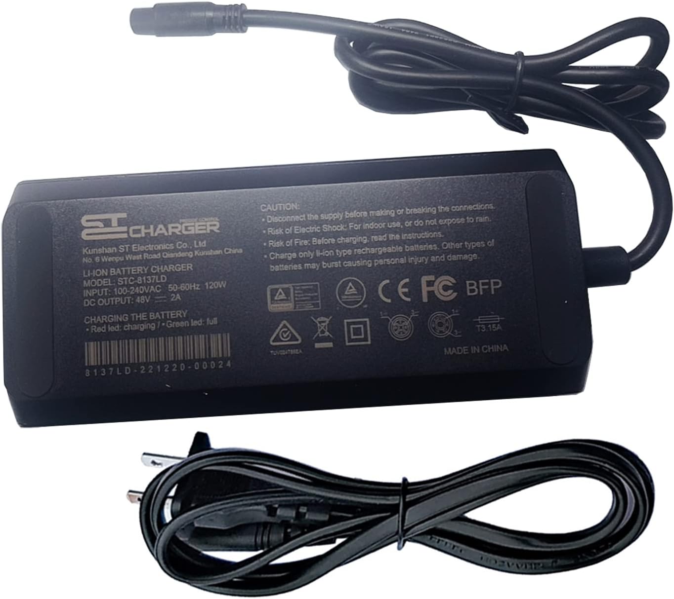 Amazon.com: UL Listed 3-Prong 48V AC/DC Adapter Compatible with STC ...