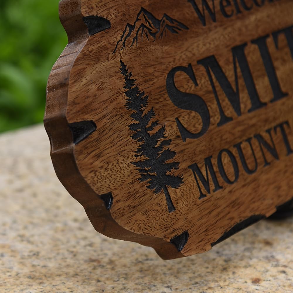 Letrero De Madera Casero Para Exteriores Sign De Bienvenida