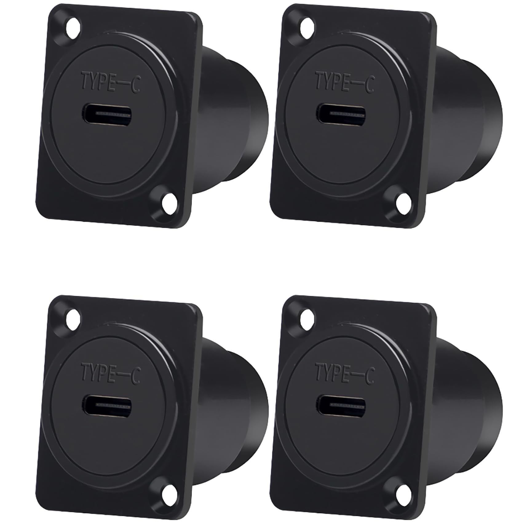 tunghey USB 3.1 Type C Panel Mount Coupler, D-Type Module USB C Pass ...