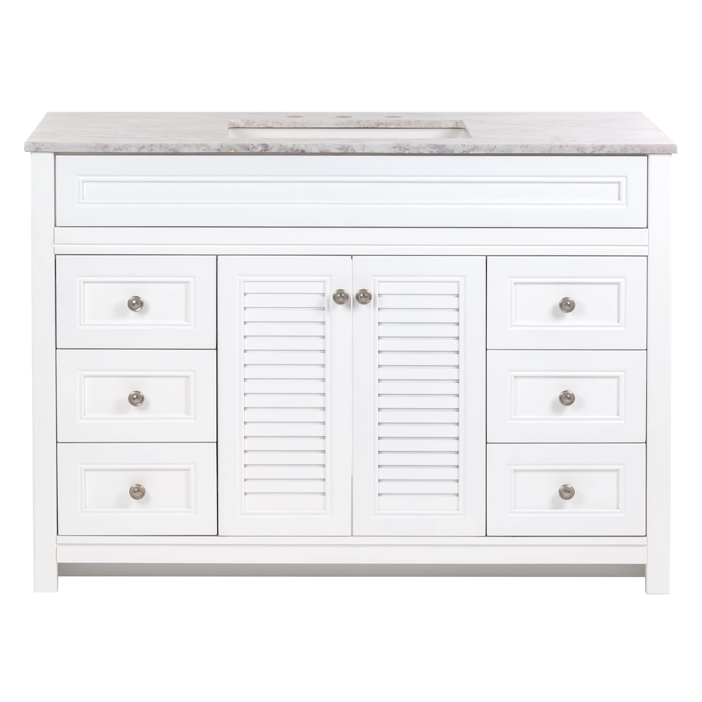 Amazon.com: Spring Mill Cabinets Rillette Bathroom Vanity with 2-Door ...