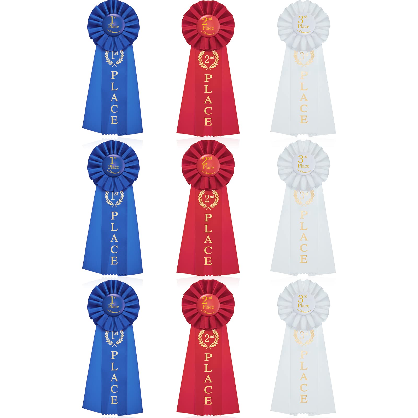 Award Ribbons Victory Rosette 1st Place Ribbon Grand Prize Winner ...