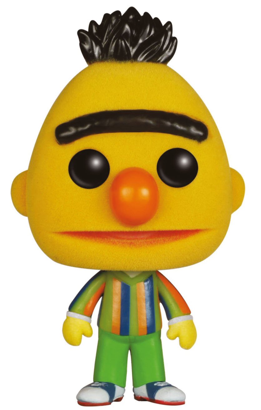 Amazon.com: Barnes & Noble Exclusive Flocked Bert Funko Pop : Toys & Games