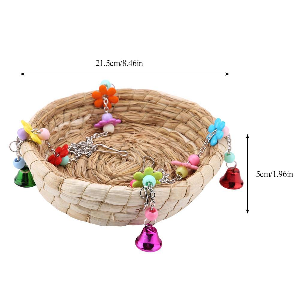 Parakeet Bed Bird Bed Winter Warm Bird Nest House Bed Hanging Hammock ...