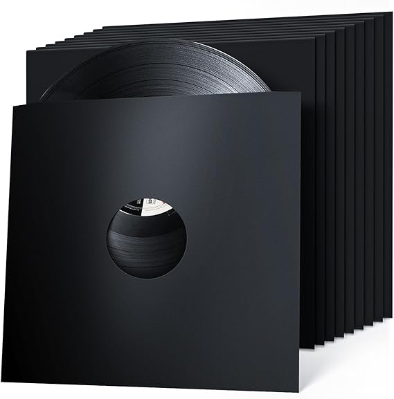 Amazon.com: VKheroKV 10PCS Vinyl Record Paper Sleeves Kraft Paper ...