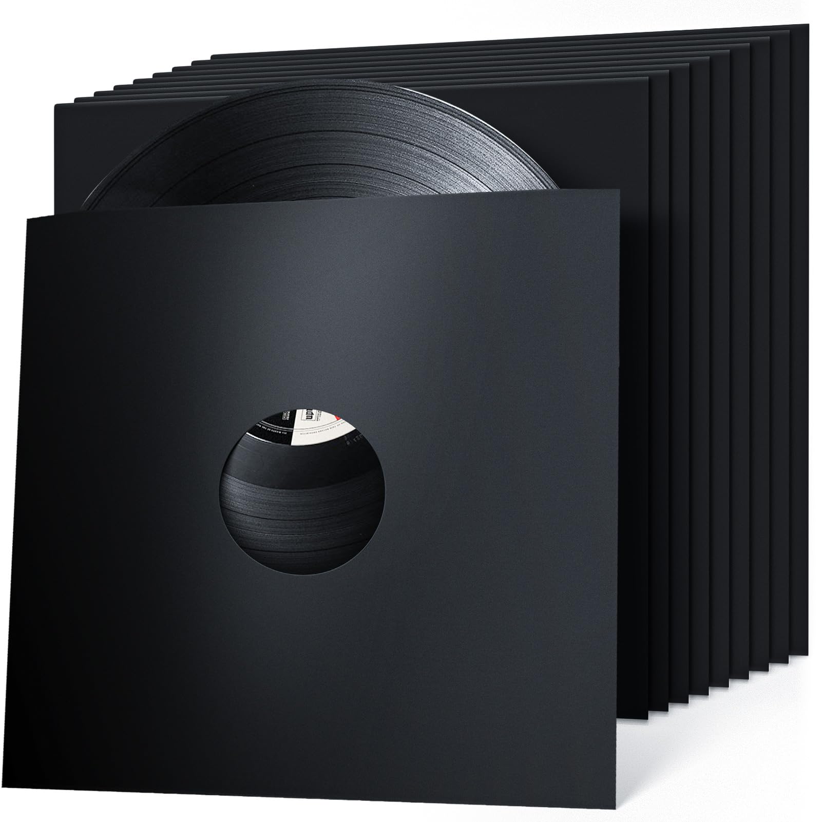 Amazon.com: VKheroKV 10PCS Vinyl Record Paper Sleeves Kraft Paper ...
