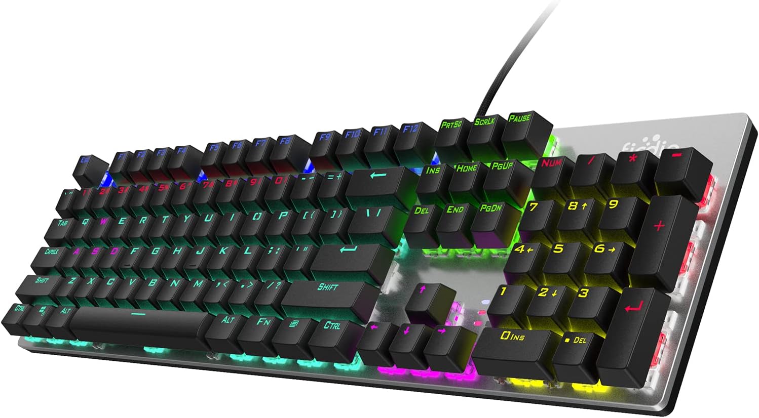 Amazon.com: TEWELL Mechanical Gaming Keyboard with Quick-Response Blue ...