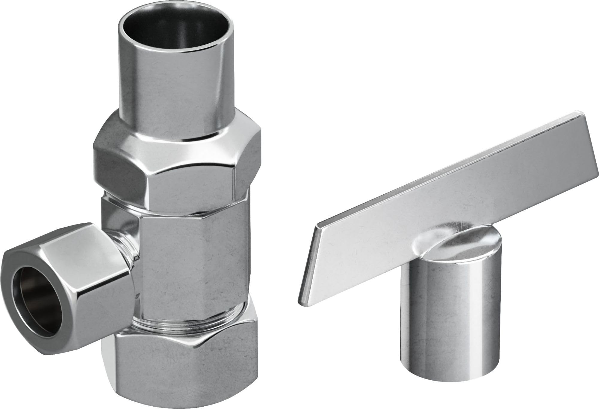 PROFLO PFXCAC32CLK 5/8" x 3/8" Multi Turn Straight Supply Stop with ...