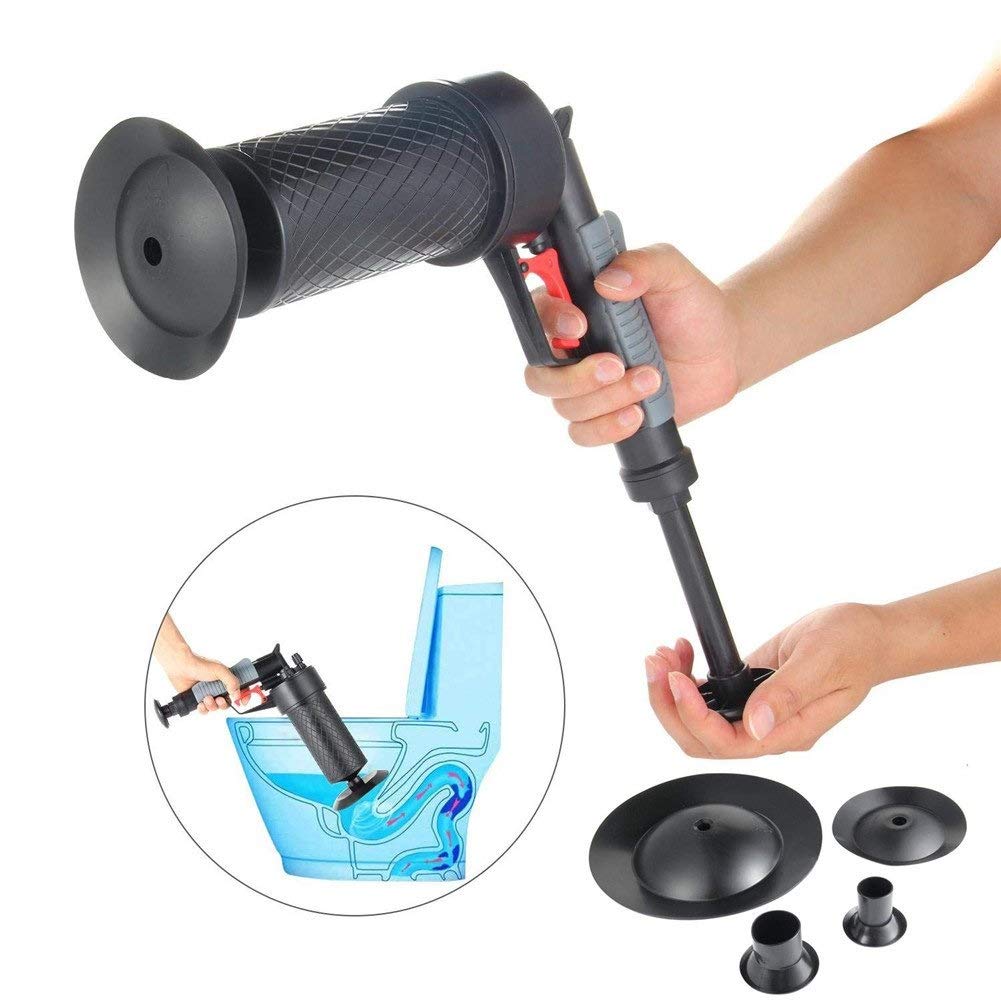 Air Drain Blaster Gun Air Power Toilet Plunger Heavy Duty | Desertcart ...