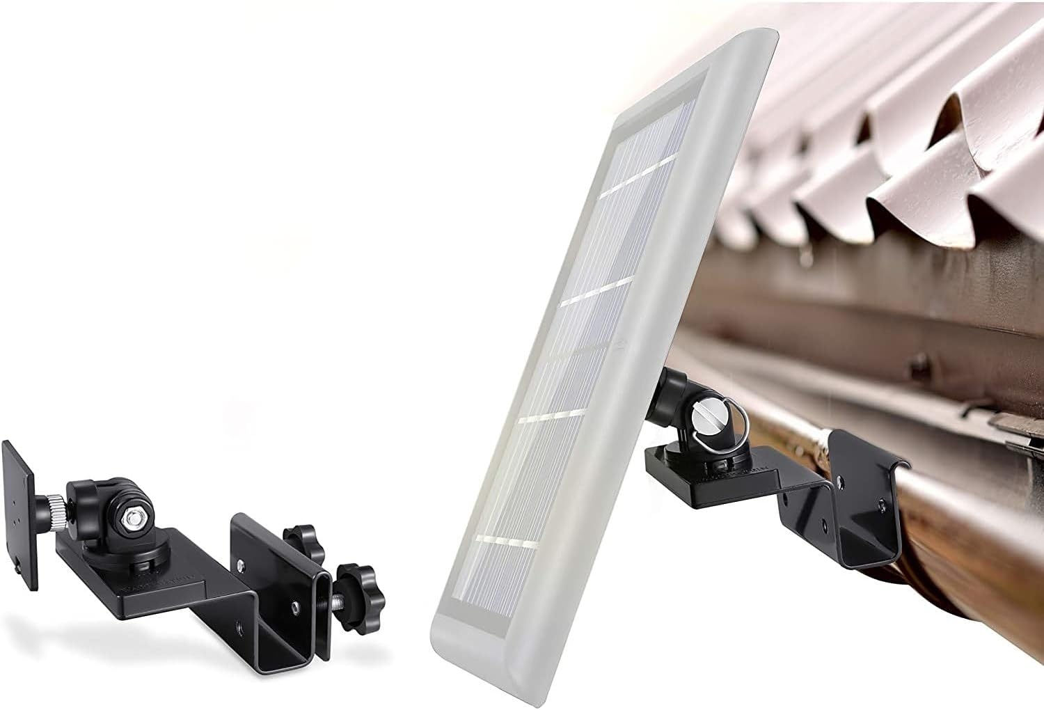 Amazon.com: Wasserstein Gutter Mount for Solar Panel Compatible with ...