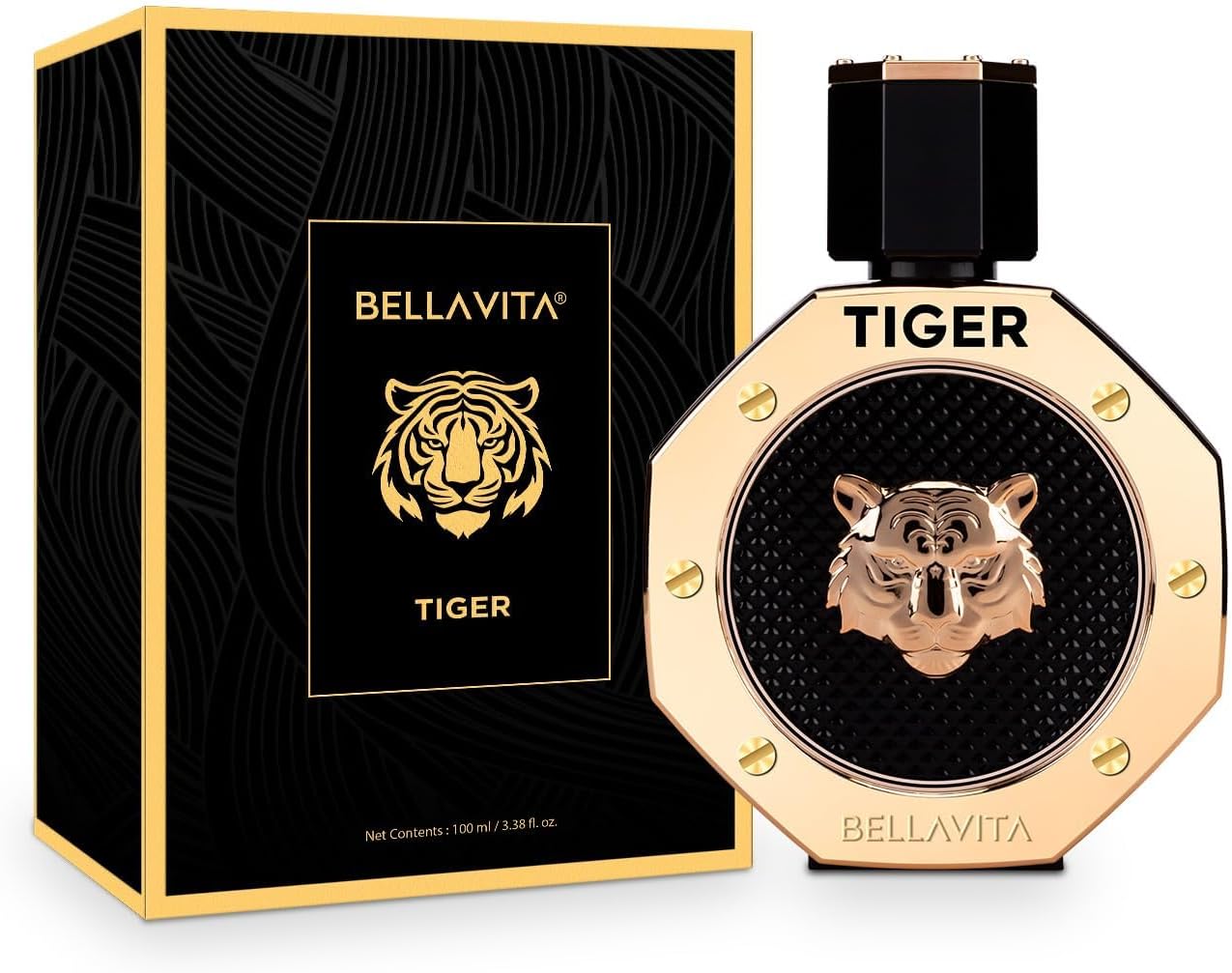 Amazon.com : BellaVita Luxury TIGER Perfume for Men (3.38 Fl.oz ...