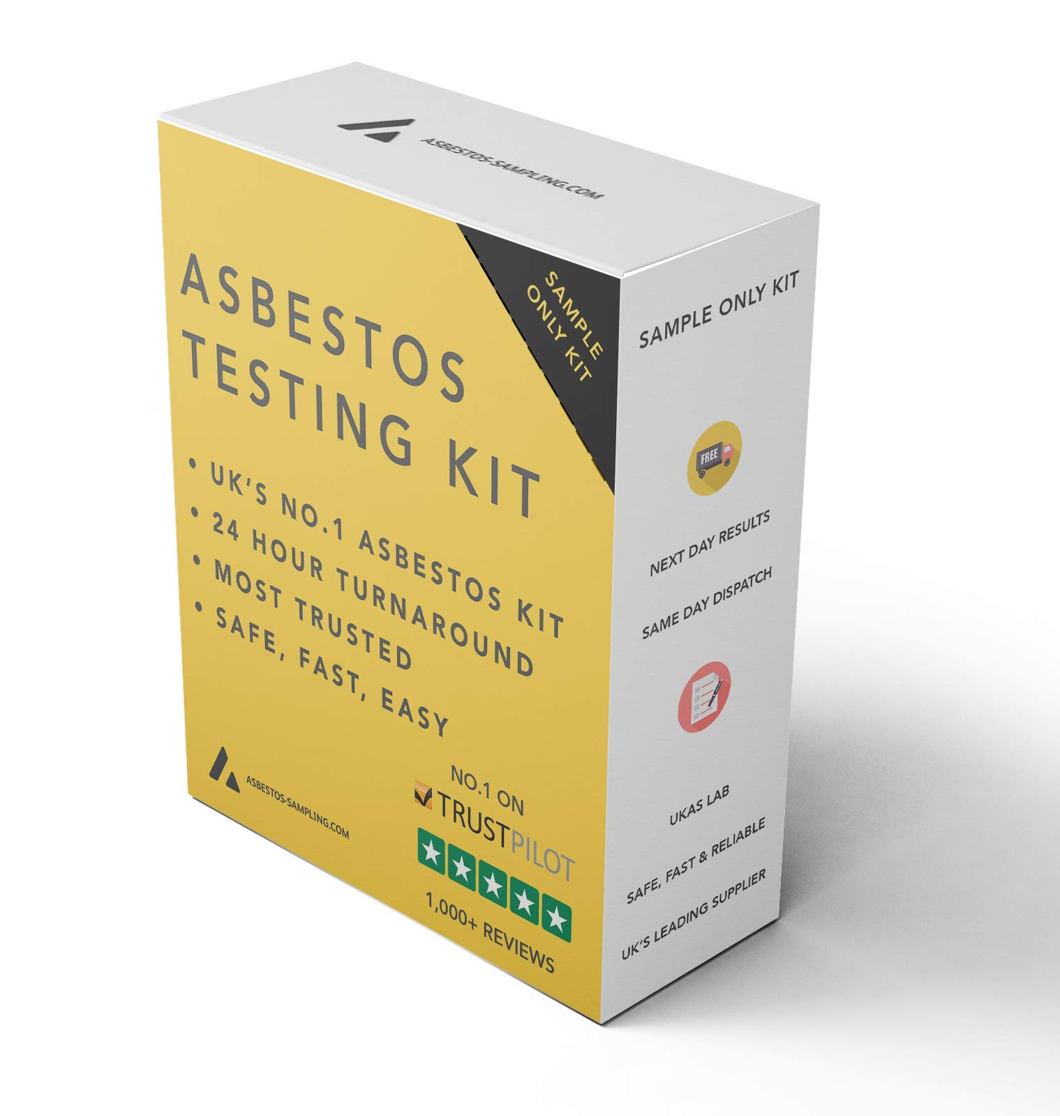 Asbestos Sample Only Kit 5 Samples Includes 24hr Lab Testing ...