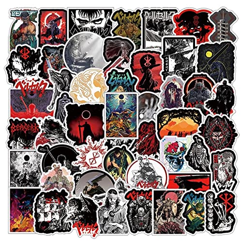Buy Berserk Stickers | 50PCS Cartoon Anime Berserk Mix Graffiti ...