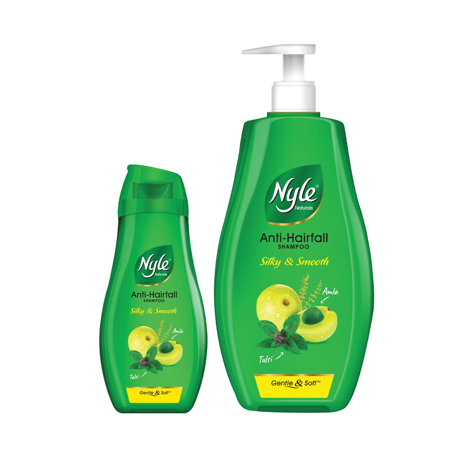 Buy Nyle Naturals Silky and Smooth Anti Hairfall Shampoo, 90ml & Nyle ...