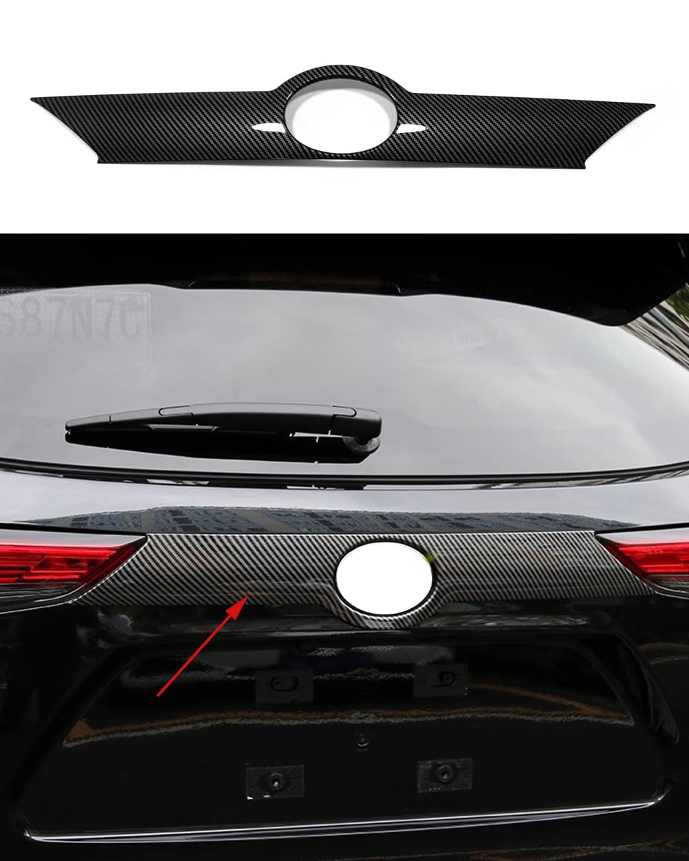 Highlander 2021-2025 Trim Toyota Highlander 2021-2025 Tail Gate Trim ...