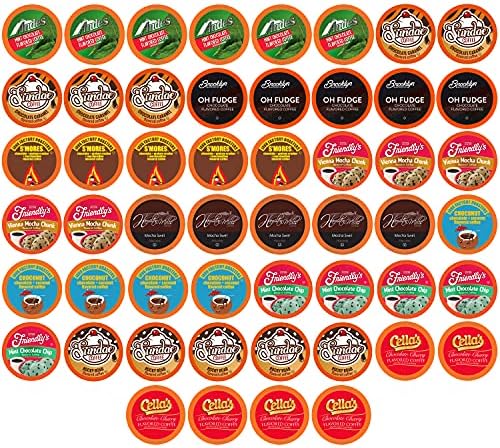 Amazon.com: Two Rivers Coffee Muestreador de cápsulas de café de sobrecarga de chocolate para ...