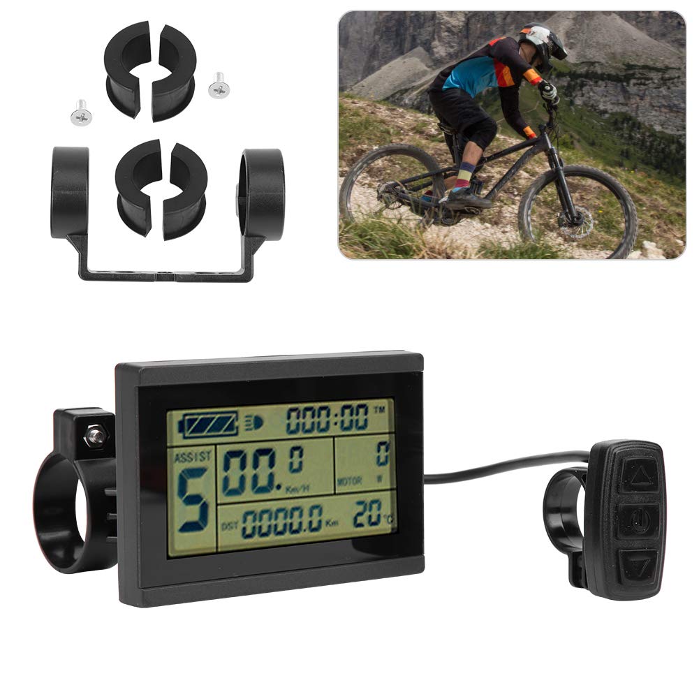 Lcd Display Bike Digital Meter Bike Conversion Ktlcd3u Horizontal Lcd ...