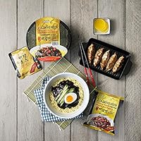 Amazon.com : Paldo Fun & Yum Ilpoom Jjajangmen Chajang Noodle, Pack of 4, Traditional Brothless ...