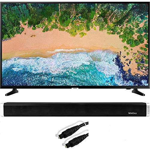 Samsung UN50NU6900 50" NU6900 Smart 4K UHD TV (2018) with Sound Bar ...