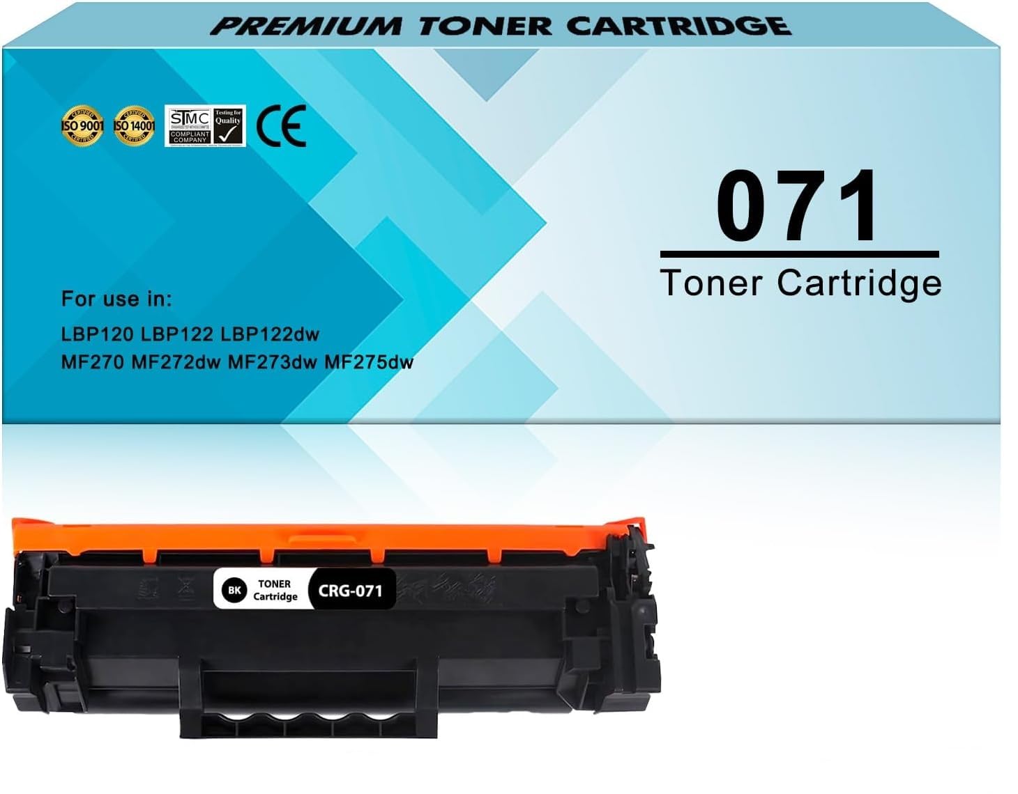 SPS 071 Toner Cartridge with CHIP Compatible for Canon 071 071H for ...