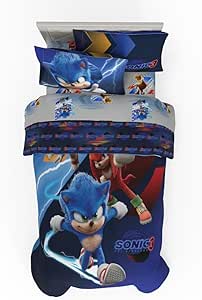 Amazon.com: Franco Sonic The Hedgehog 3 Movie Kids Bedding Super Soft ...