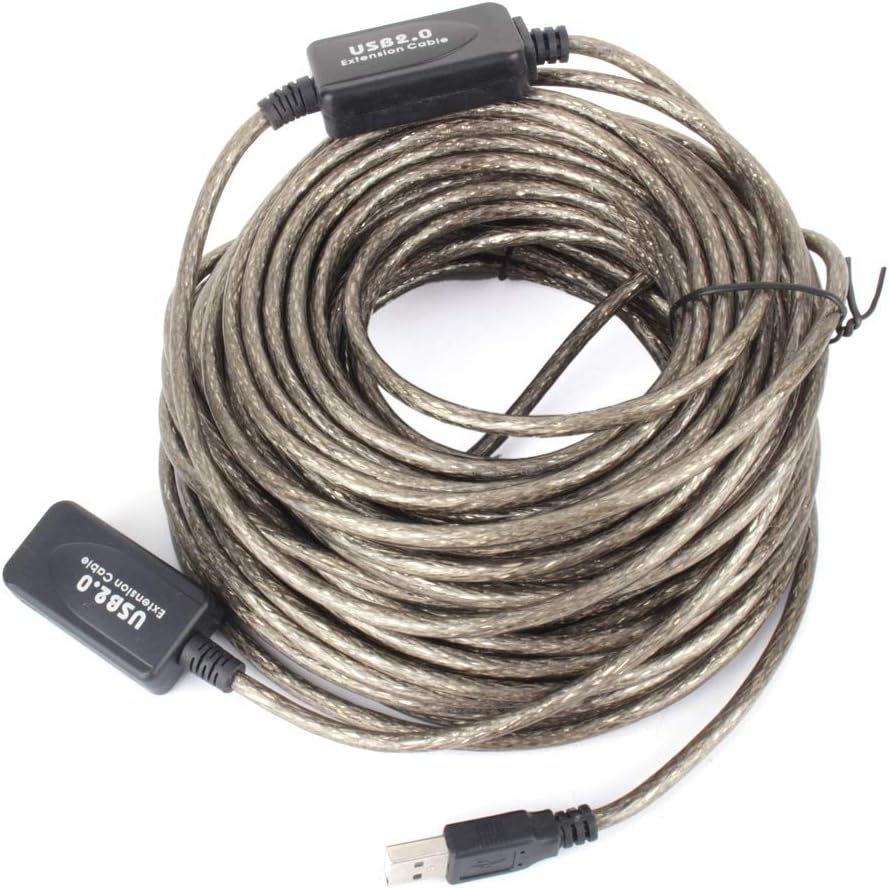 TEKERA Active USB 2.0 Long Extension Cable, 10m USB A Male to A Female ...